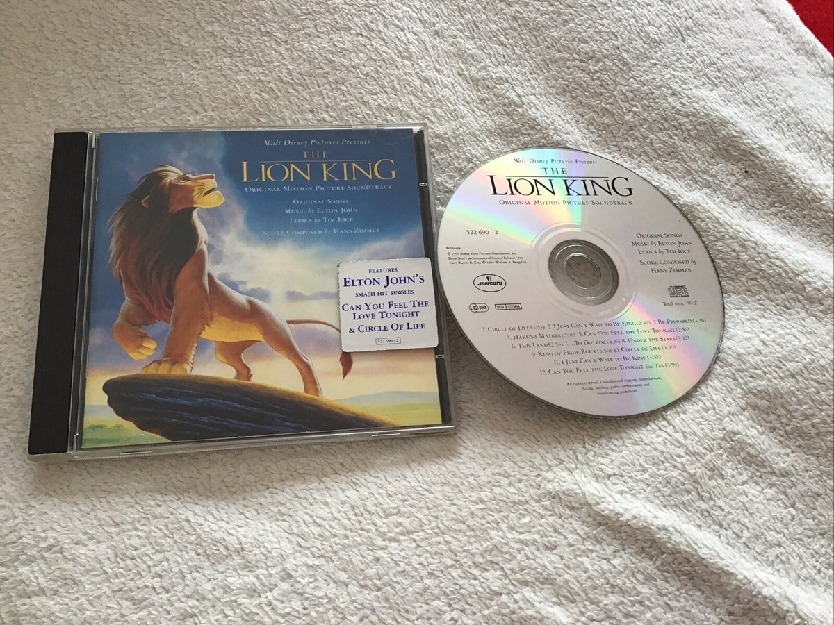 The Lion King Original Motion Picture Soundtrack The Lion King Movie