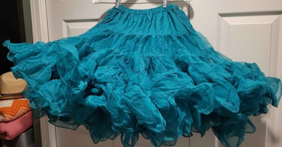 vintage square dance petticoat organza large | eBay