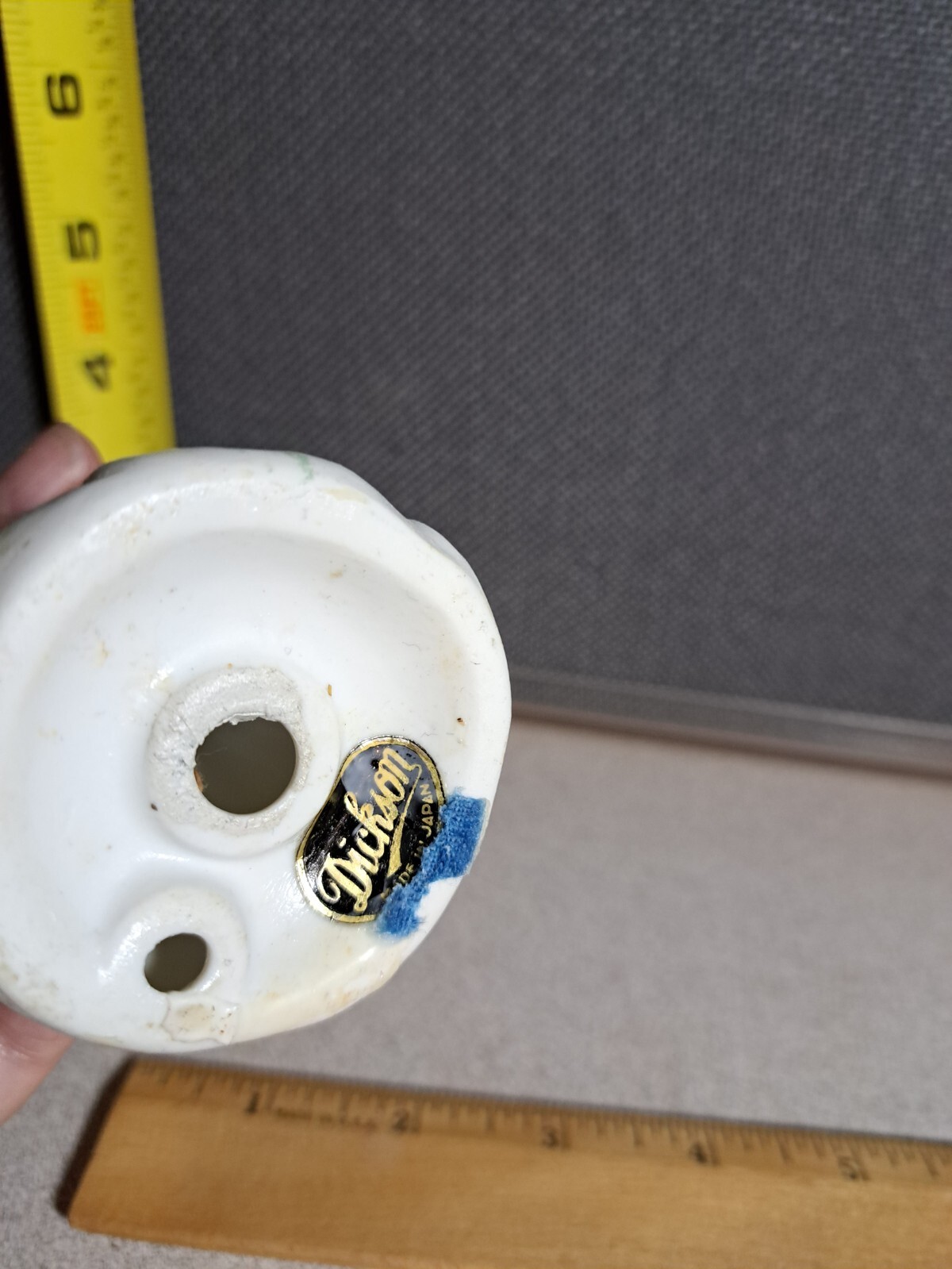 Vintage White Porcelain Bisque Angel w/Ukulele Figurine Japan Dickson ...