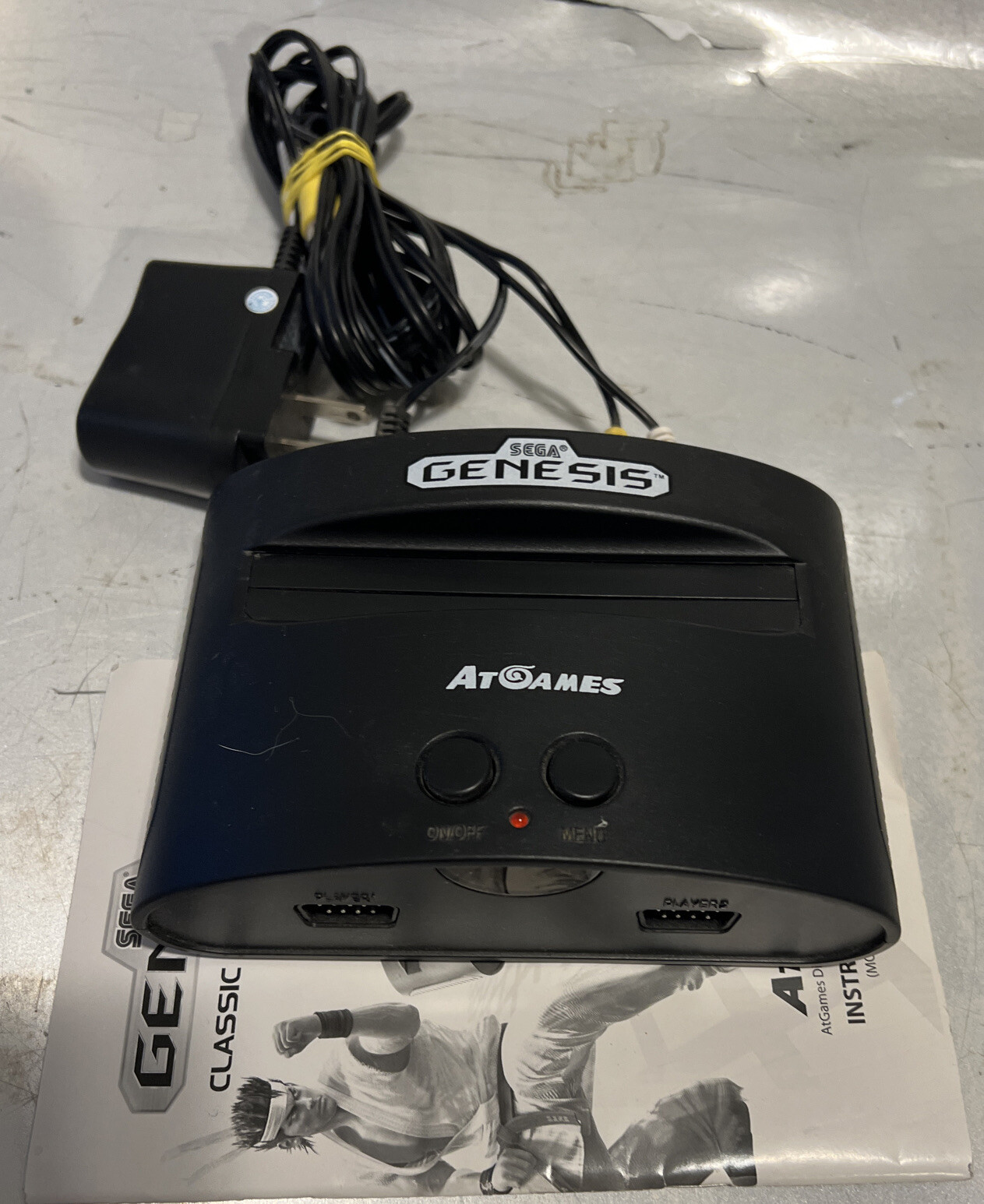 Sega Genesis AtGames Classic Console 80 Built in Games - Tested - No ...