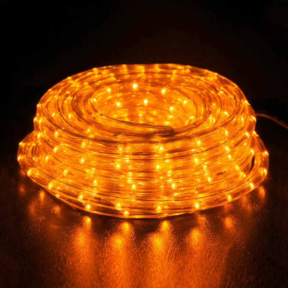 LED Rope Light 10/20/25/50/100/150ft Outdoor Tree Waterproof Holiday ...