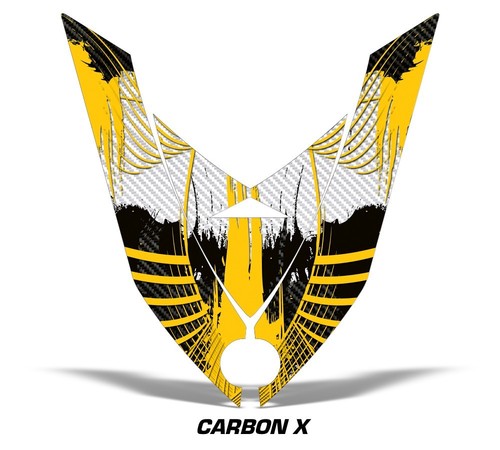 Sled Hood Graphics Kit Decal For Ski Doo Rev XP 08-12 CRBNX Y | eBay