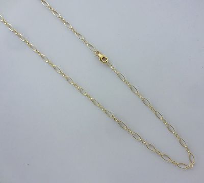 14 to 30 inch, 14k Gold Filled(1/20 of 14k) 3.5mm Flat Oval Link Chain ...