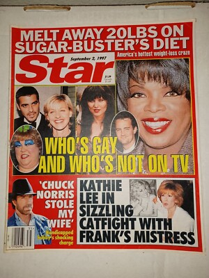 Star tabloid Sept 2 1997 Charles Ng Waylon Jennings Matthew Perry ...