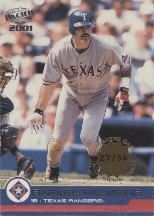 2001 Pacific - Rafael Palmeiro #431 Premiere Date /36 for sale online ...