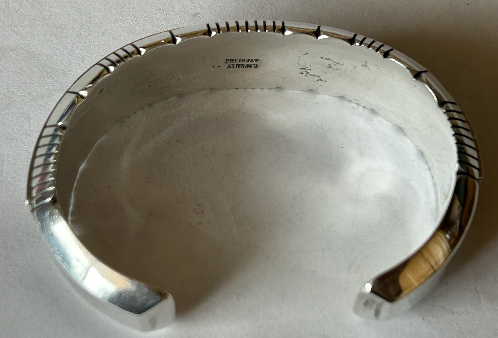 Signed Navajo Chester Benally Sterling Silver Multi-S… - Gem