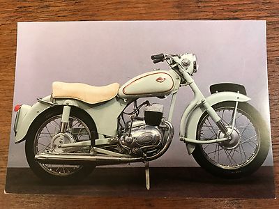 Vintage 1962 DMW Dolomite 11 250cc National Motorcycle Museum Postcard ...