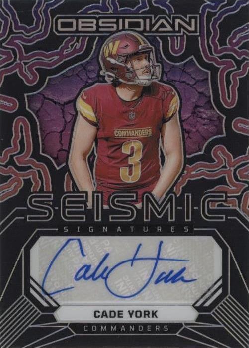 2024 Panini Obsidian - Seismic Signatures Cade York #SS-CYK (AU) for ...