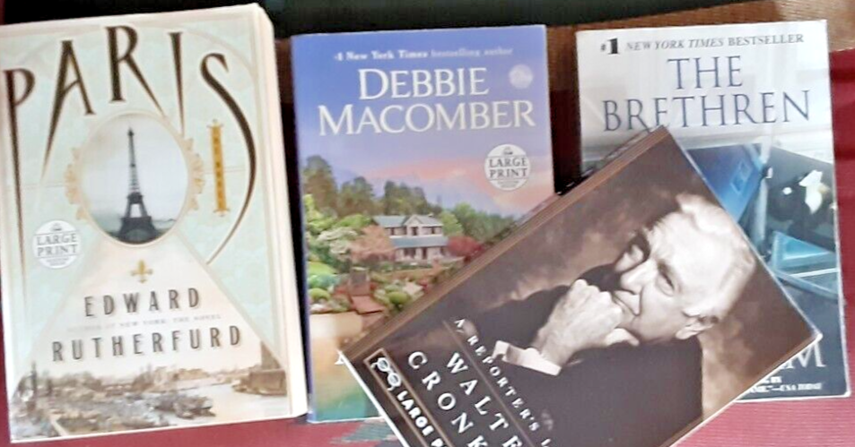 LARGE PRINT Fiction, Non-Fiction Books YOU PICK THE TITLE Hardcover ...