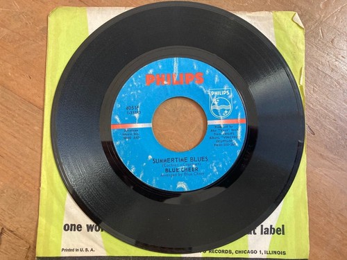 Blue Cheer "Summertime Blues & Out Of Focus" 45 RPM Single | eBay
