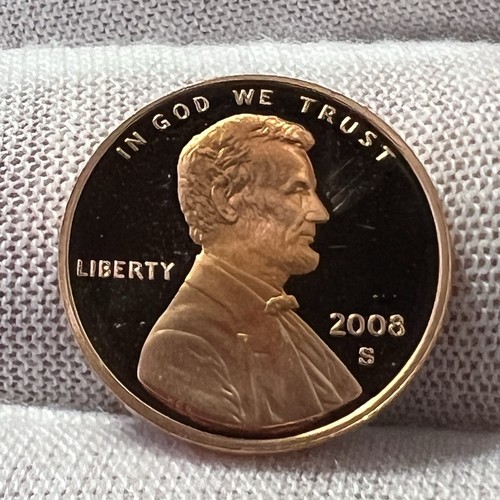 2008-S Lincoln Memorial Cent Deep Cameo Proof receive coin pictured ...