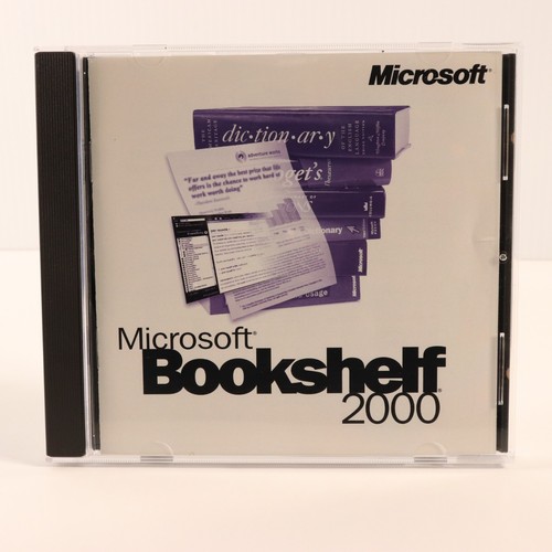 Microsoft Bookshelf 2000 CD-Rom PC Software 1998 Windows Office | eBay