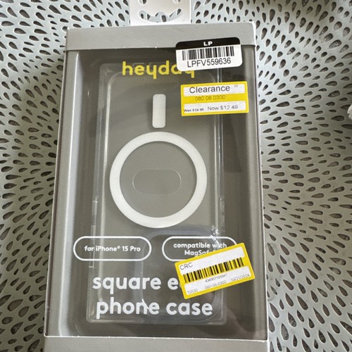 Heyday iPhone 15 Pro Edge Clear Case with Magsafe Compatible | eBay