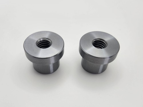 3/8-16 Threaded Weld In/On Bung, Bung Fitting, Frame (2 Quantity) 1018 ...