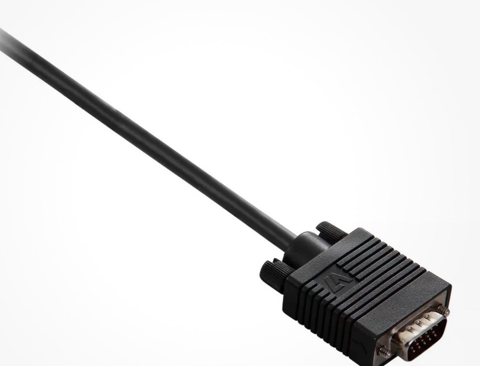 V7 Standard VGA Video Cable 6ft M/M for Connecting VGA PC or Laptop ...