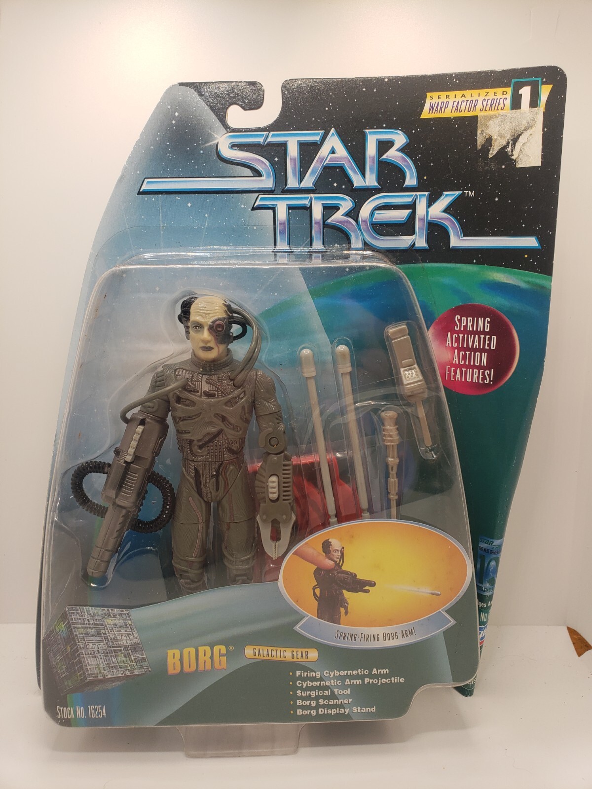 Star Trek BORG 6 inch 1997 warp factor series 1 galactic gear | eBay