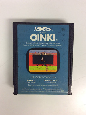 Oink! (Atari 2600, 1983) Authentic Cartridge Only | eBay