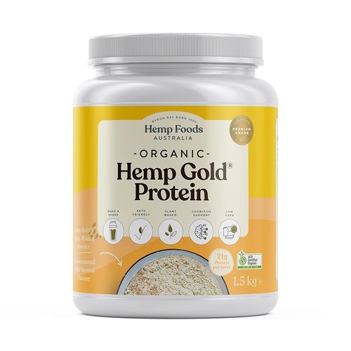 Hemp Food Australia Organic Hulled Hemp Seeds Gold 60% Protein Plant ...