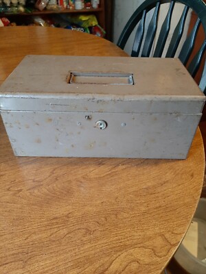 Vintage Metal Lock Box | eBay