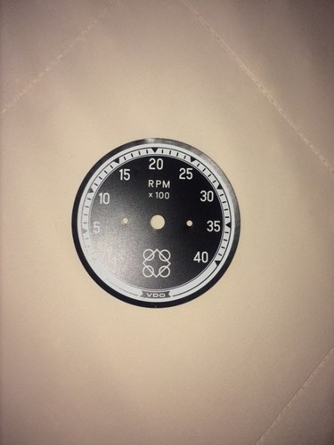 VDO Tachometer Face Dial 4000 RPM 2 & 3/4" | eBay