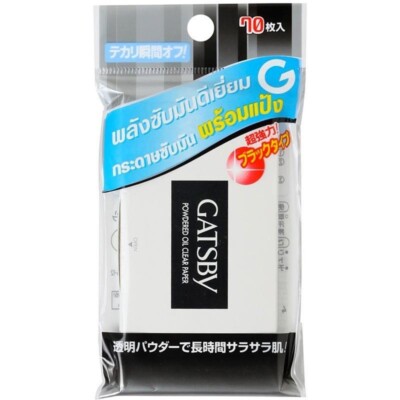 GATSBY Powdered Oil Clear Paper Blotting Powder cleaning clean 2x70 ...