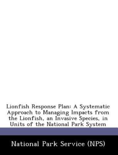 Lionfish Response Plan : A Systematic Approach to Managing Impacts from ...