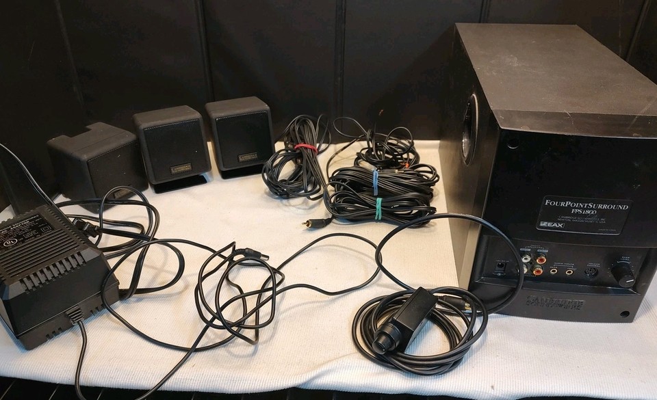 Cambridge Soundworks FPS 1800 Digital Four Point Surround Speaker Set ...