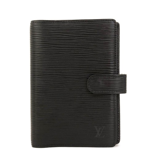 EGA Louis Vuitton Epi Agenda PM Leather Notebook Cover Black/6CA0563 | eBay