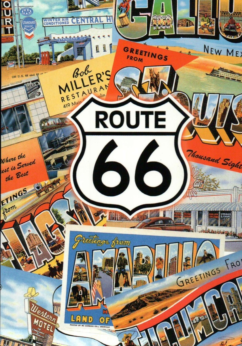 Historic Route 66 Postcards