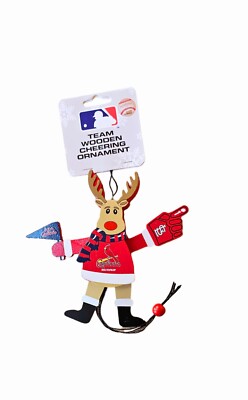 St Louis Cardinals Collectible Ornament Cheering Reindeer With Moving ...