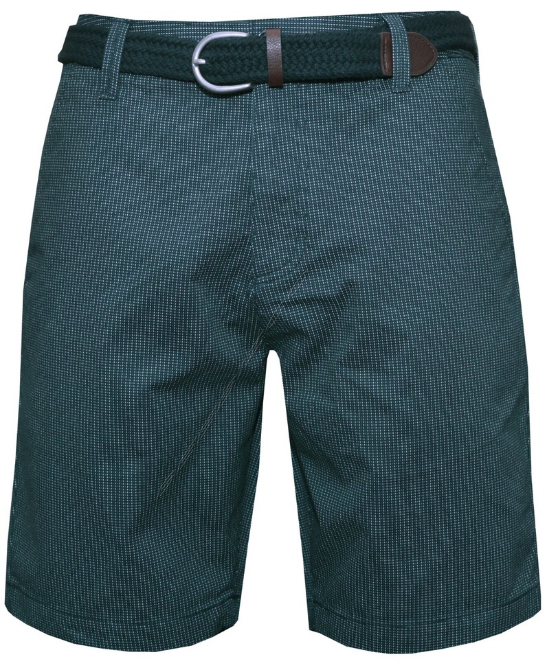 Mens Smart Shorts 100% Cotton Belted Bermuda Casual Summer Ex Store 30 ...