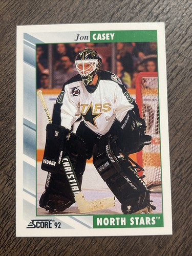 1992-93 Score North Stars Hockey Card #249 Jon Casey | eBay
