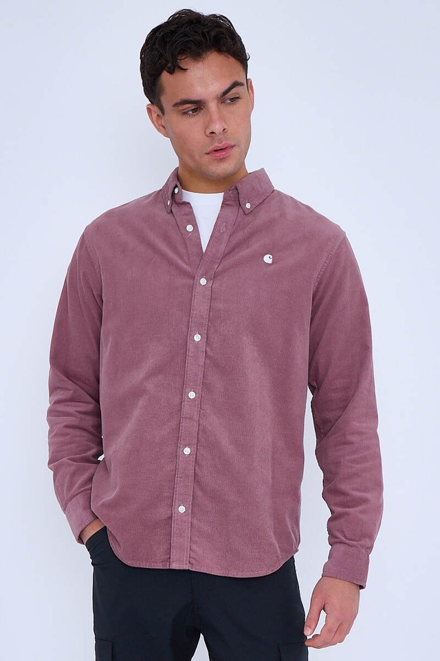 Mens Carhartt WIP Madison Corduroy Cord Shirt Jacket Cotton Shacket ...