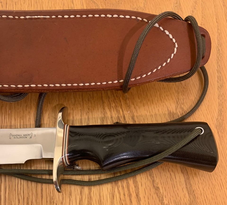 VERY RARE VINTAGE RANDALL SOLINGEN GERMANY KNIFE NEVER USED | eBay