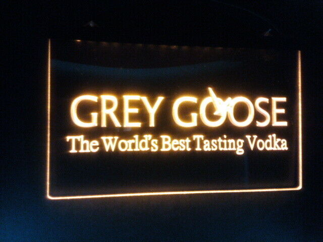 Grey goose LED neon light Sign Bar Club Pub Advertise Home Decore size ...