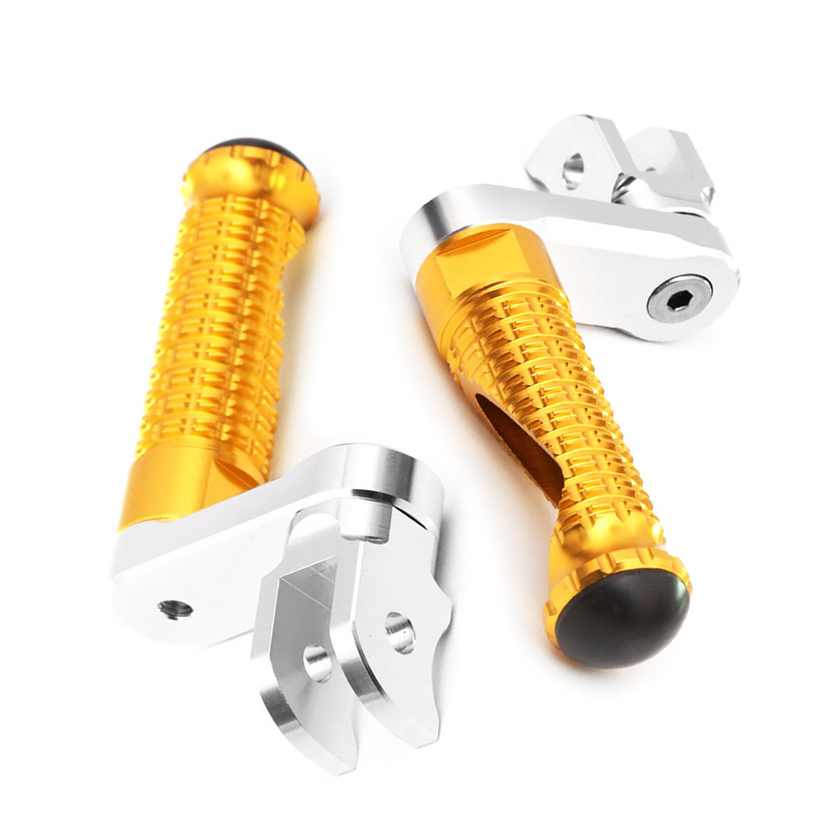 M-PRO Gold 40mm Riser Front Foot Pegs For Shiver 750 07-13 14 15 16 17 ...