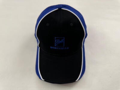 Ball Monticello Embroidered Blue and Black Adjustable Baseball Hat One ...