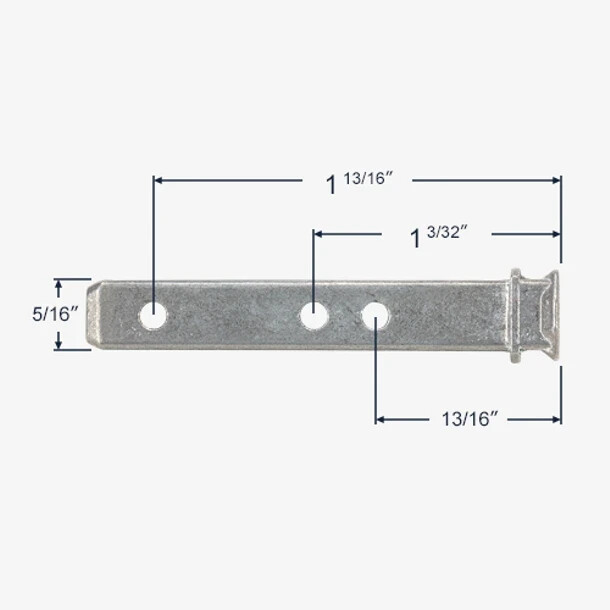 Pivot Bar for Vinyl Tilt Windows, Die Cast, 2-1/8", 3-Hole, Set of 2 | eBay