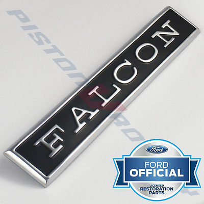 FALCON rear quarter Badge , Chrome New for FORD XL XM Fender Panel ...