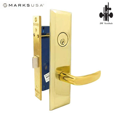 Marks USA 9NY96DW-3 New York Mortise Lever Lock 1-1/4" x 7-5/8 ...