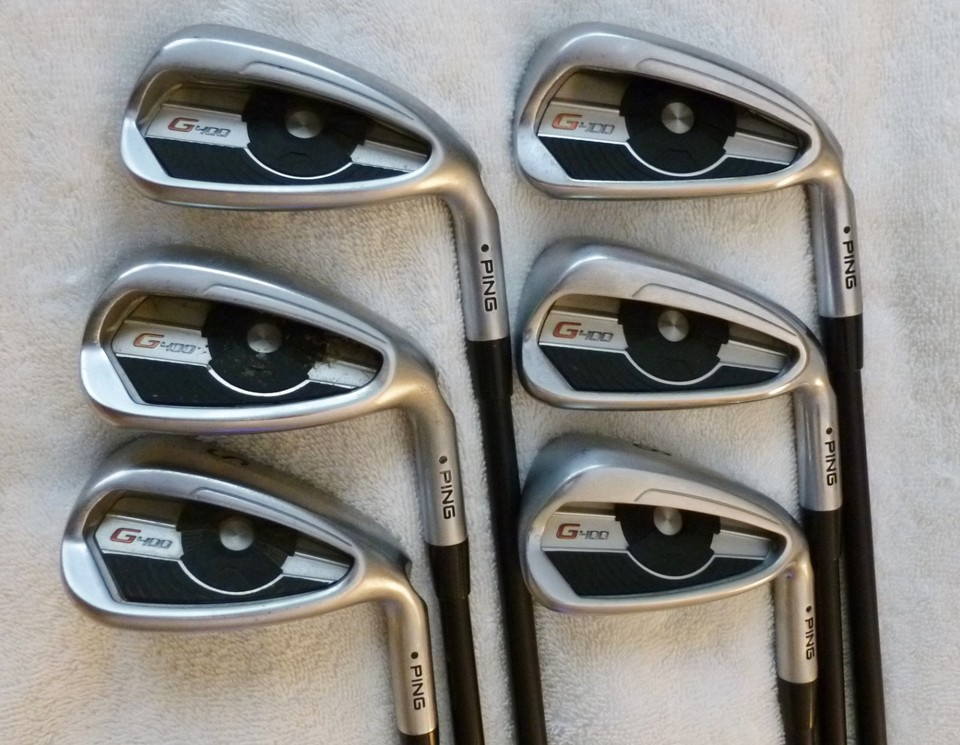 PING G400 Iron Set 6-PW+SW Black Dot Senior SR Flex ALTA CB Graphite RH ...