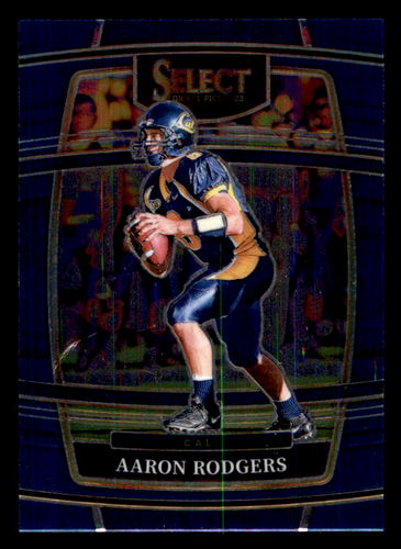 2022 Panini Select Draft Picks Aaron Rodgers Blue #28 California Golden ...