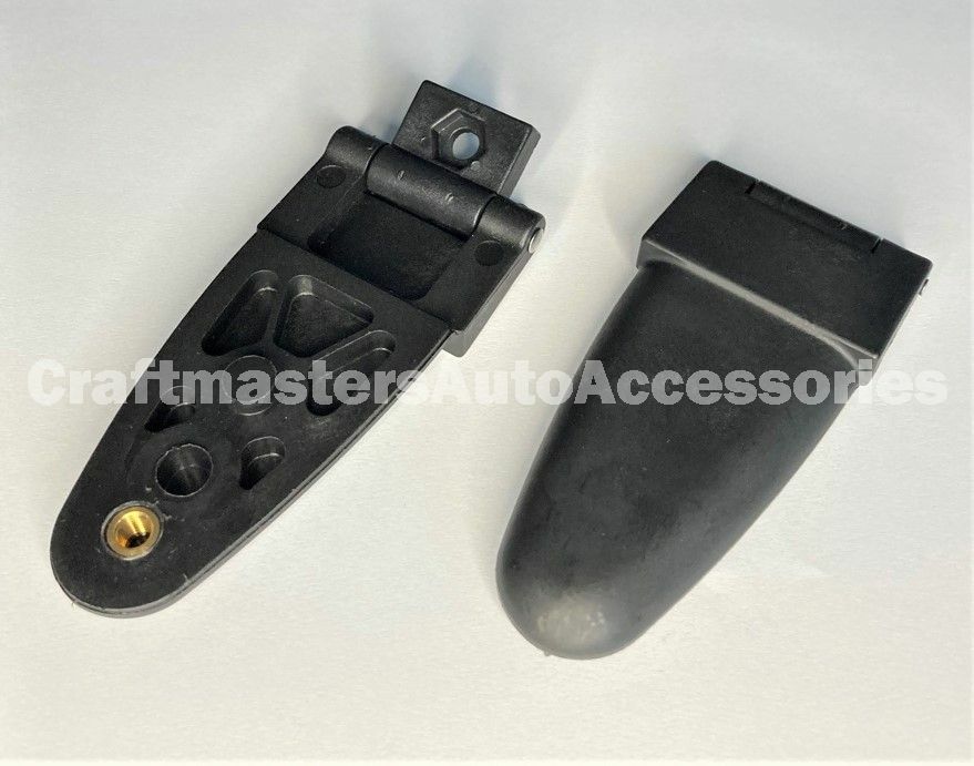 Truck Cap LEER 2 All Glass Rear Door Hinges With Hardware #103528 ...