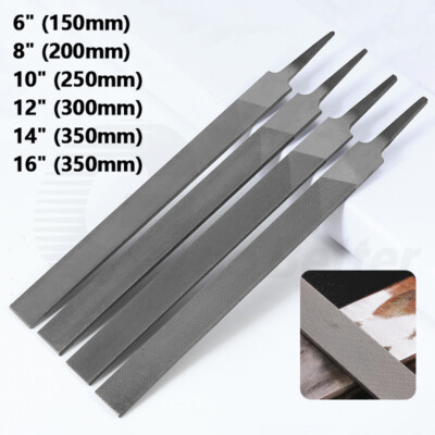 Engineers Hand Files 6" 8" 10" 12" 14" Coarse Rough Bastard Medium Fine ...