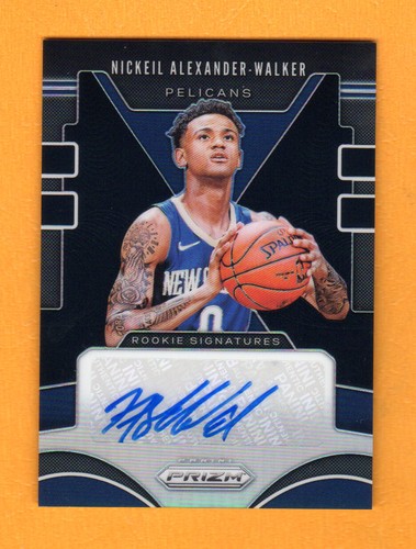 NICKEIL ALEXANDER-WALKER 2019-20 PRIZM BLACK AUTOGRAPH AUTO ROOKIE RC ...