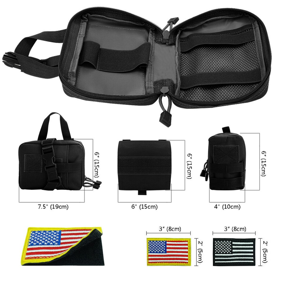 Military Tactical Molle Dog Harness Large Dogs Service Vest Harness ...