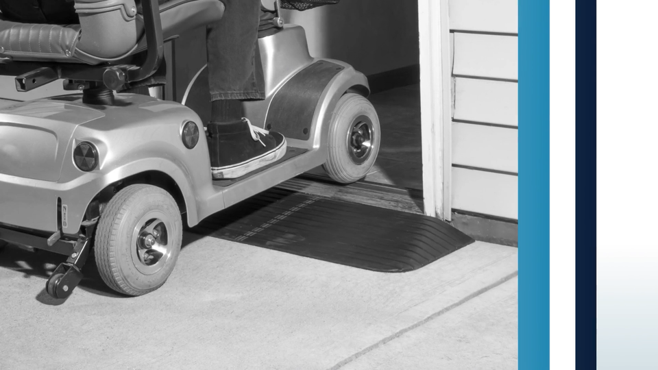 Silver Spring Solid Rubber Threshold Ramp - 2" Rise | eBay