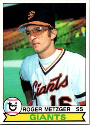 Roger Metzger - 1979 Topps Baseball #167 - - San Francisco Giants | eBay