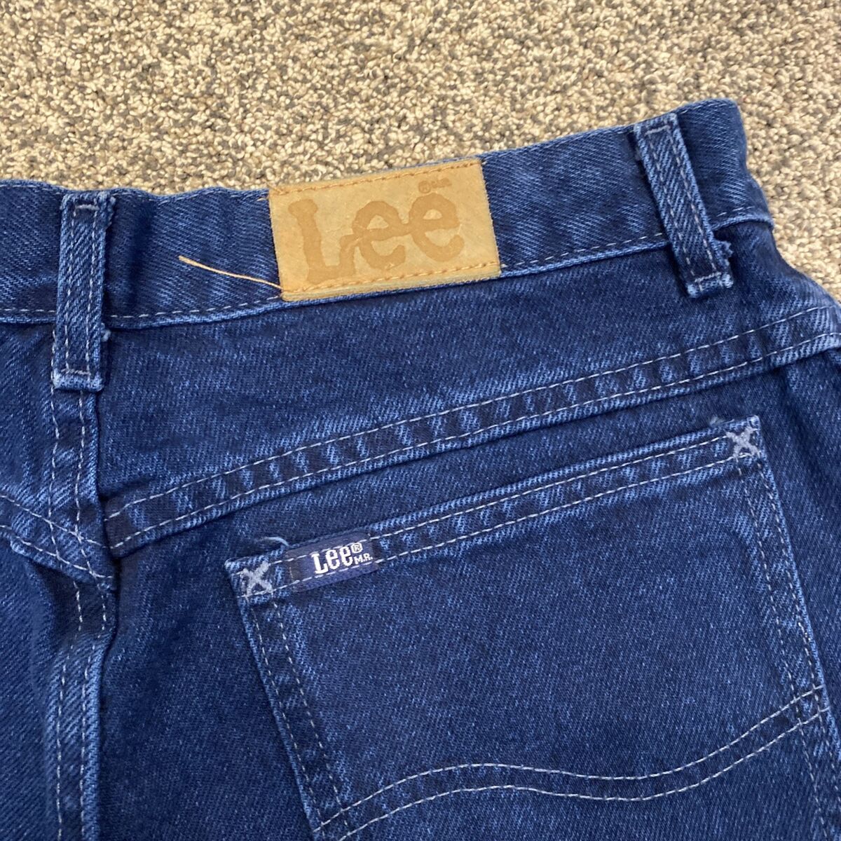 Vintage 80s Lee Riders Mens Jeans Straight Dark Sz 15 M Wash Vintage 80s Lee Riders Mens Jeans Straight Dark Sz 15 M Wash