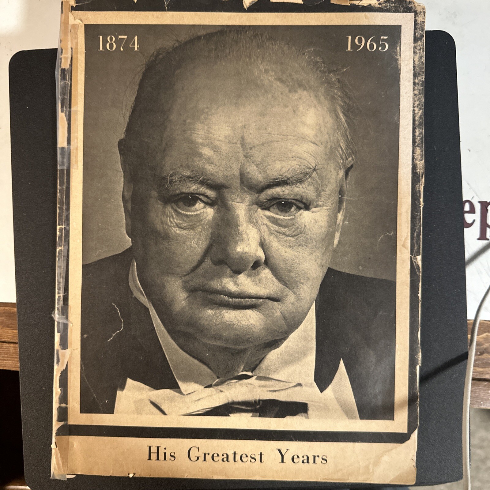 1874/1965 Sir Winston Churchill Booklet, First Printing 1965, in Nice ...